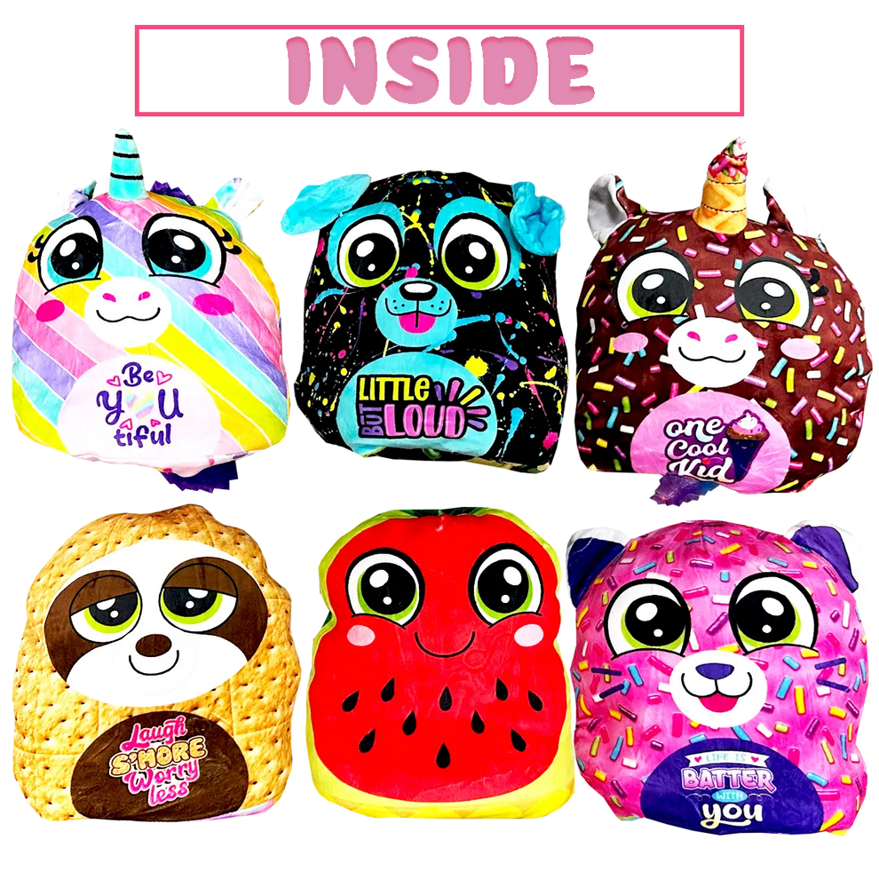 ITEM NUMBER 023578 REVERSIBLE FLUFFY STUFFY 6 PIECES PER PACK – NOVELTY ...