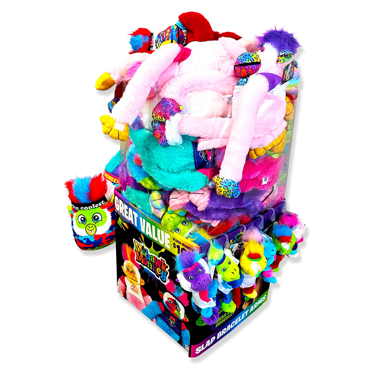 ITEM NUMBER 088436 MOHAWK MONKEY FLOOR DISPLAY 30 PIECES PER DISPLAY ...