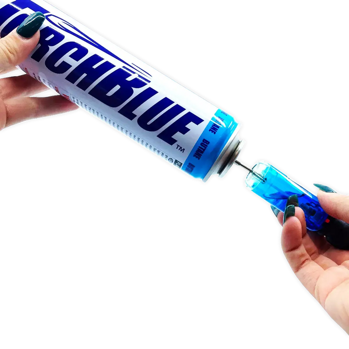300ML Bulk Torch Blue Butane Refill - 6 Pieces Per Retail Ready Displa ...