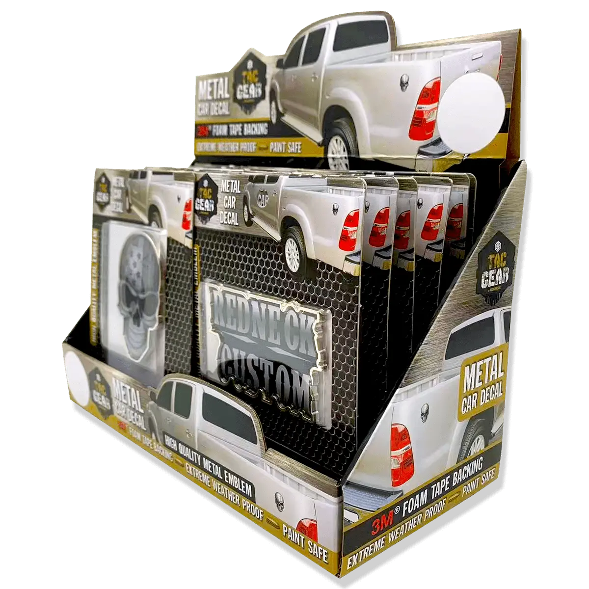 ITEM NUMBER 023757 TAC GEAR MAGNETIC METAL DECAL 12 PIECES PER DISPLAY ...