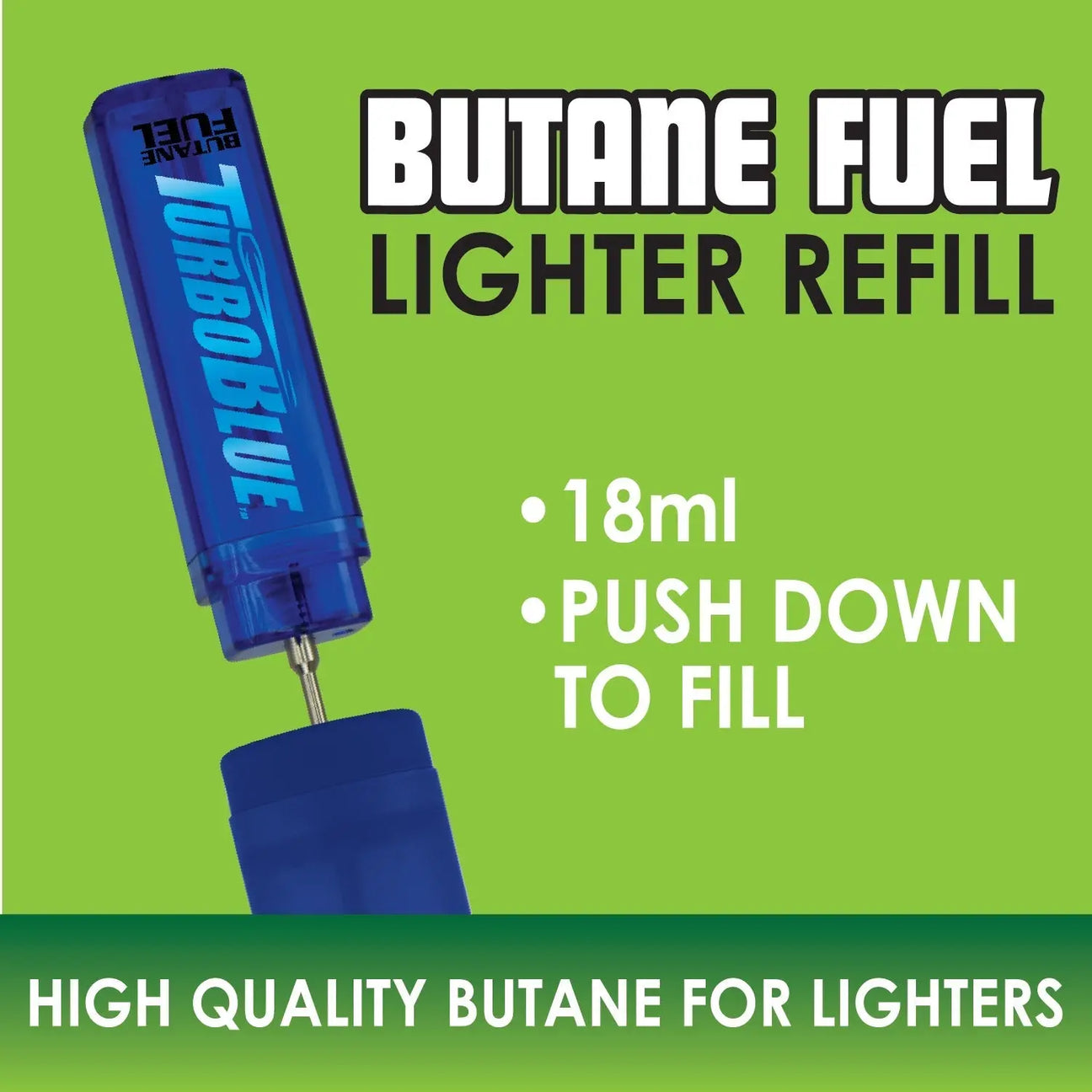 18ML Bulk Torch Blue Butane Refill - 12 Pieces Per Retail Ready ...