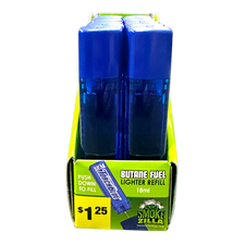 18ML Bulk Torch Blue Butane Refill - 12 Pieces Per Retail Ready ...