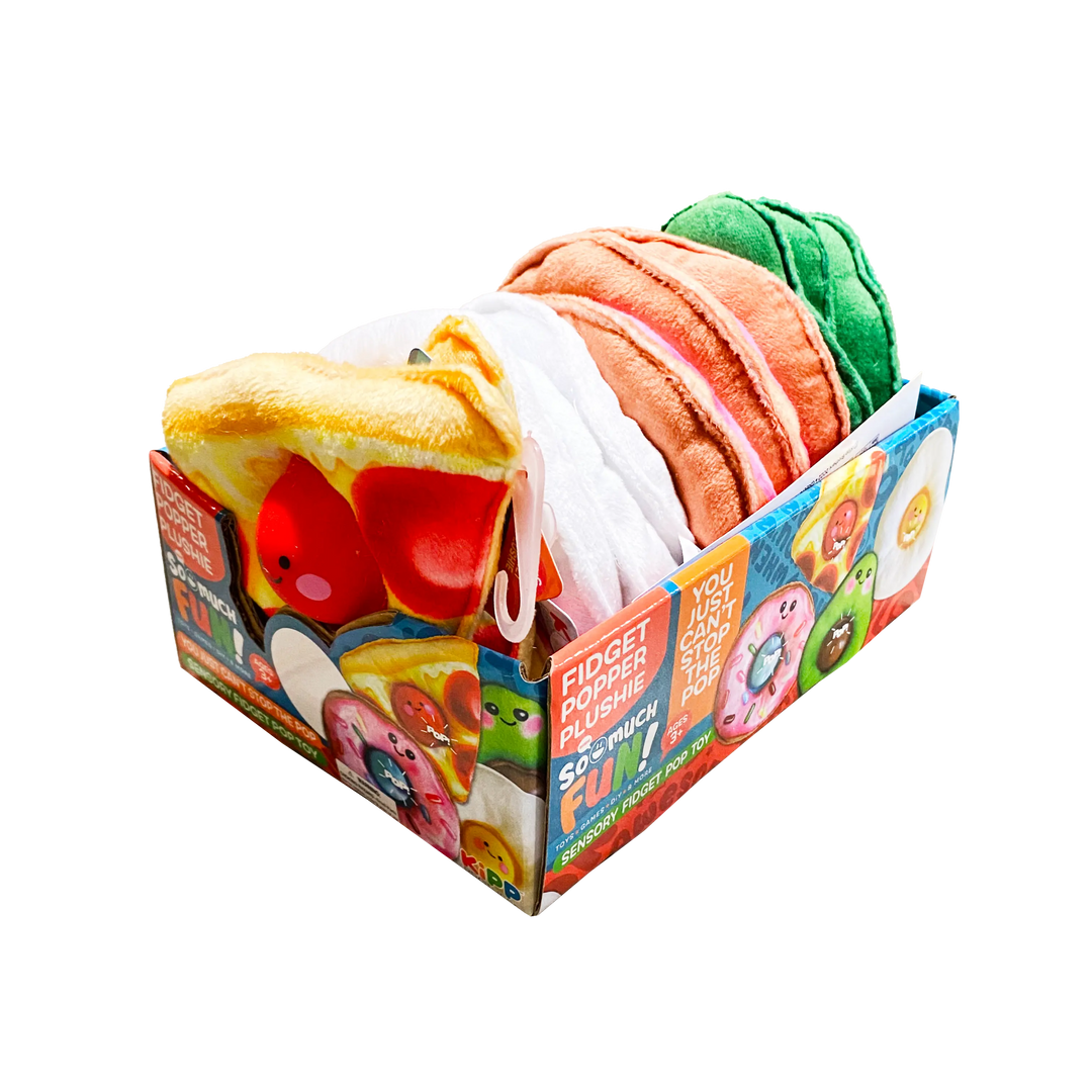 WHOLESALE SENSORY FIDGET POPPER PLUSHIE 12 PIECES PER DISPLAY 22864 ...