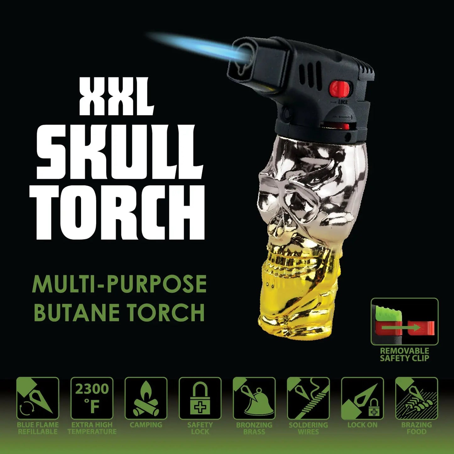 ITEM NUMBER 023481 3D XXL SKULL TORCH 12 PIECES PER DISPLAY – NOVELTY ...