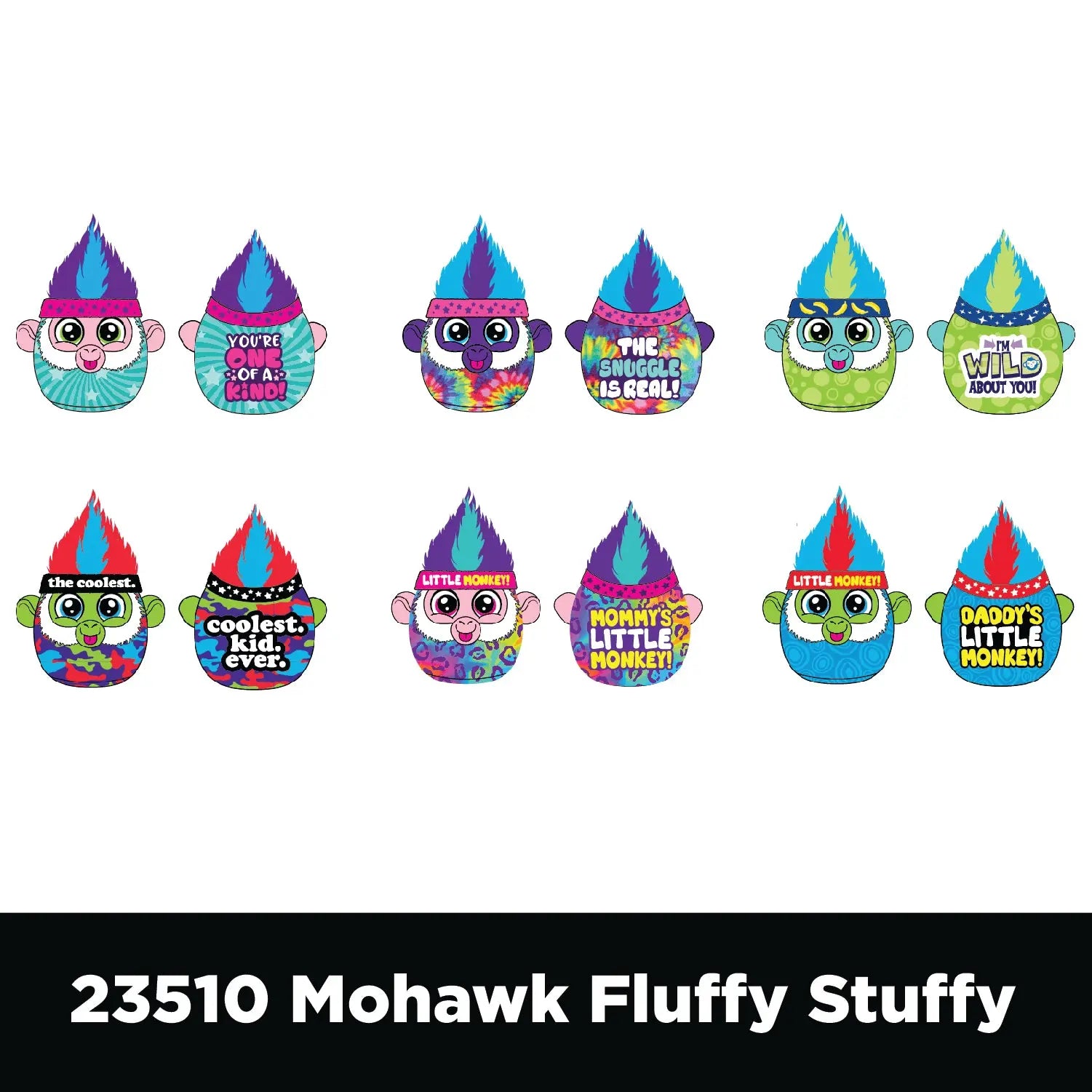 ITEM NUMBER 088436 MOHAWK MONKEY FLOOR DISPLAY 30 PIECES PER DISPLAY ...