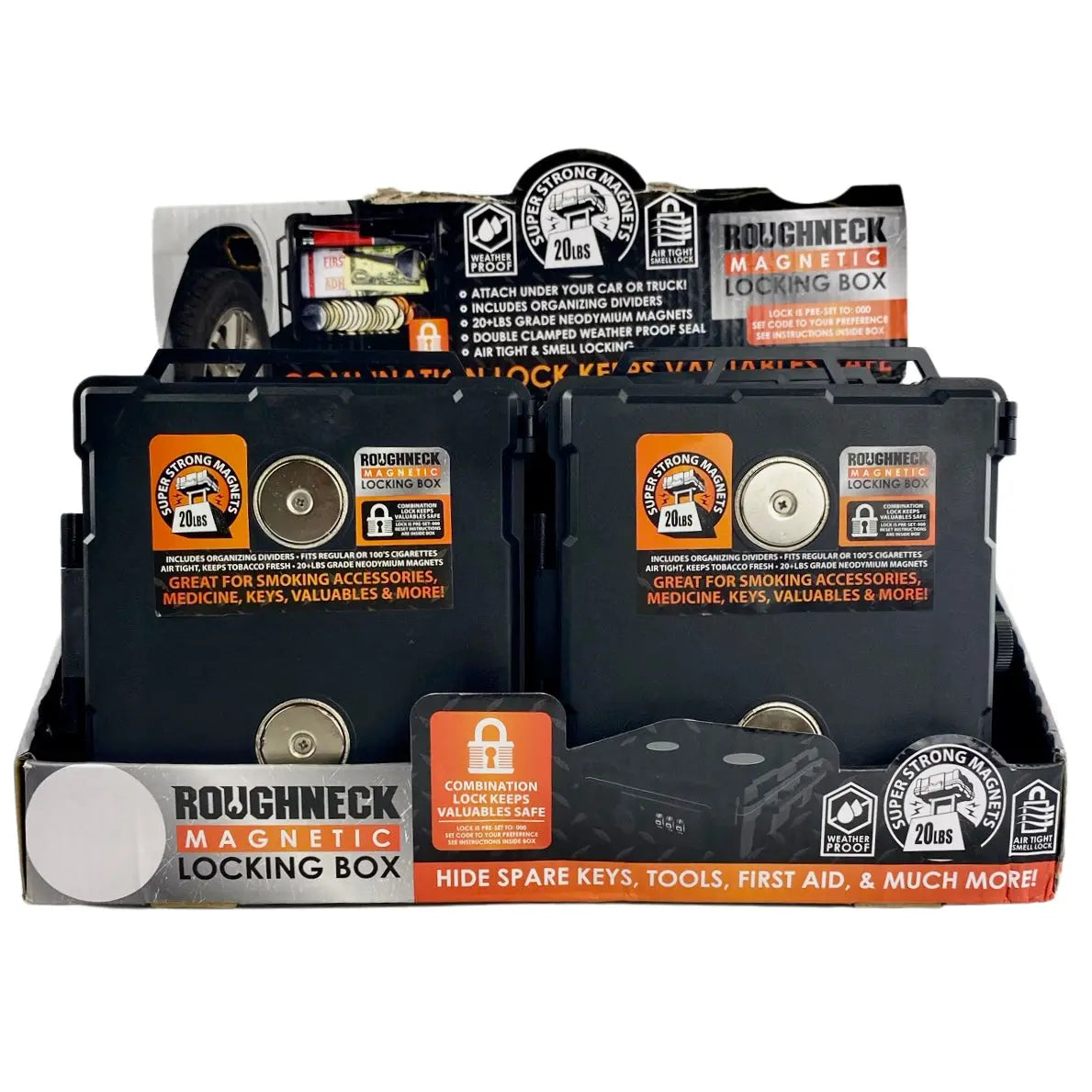 Roughneck Magnetic Locking Box